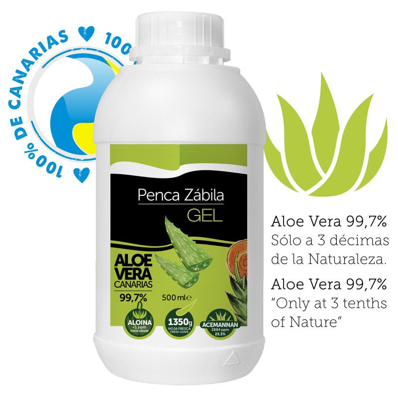 Aloe Vera Gel Penca Zabila 1000 ml - 99.7 %