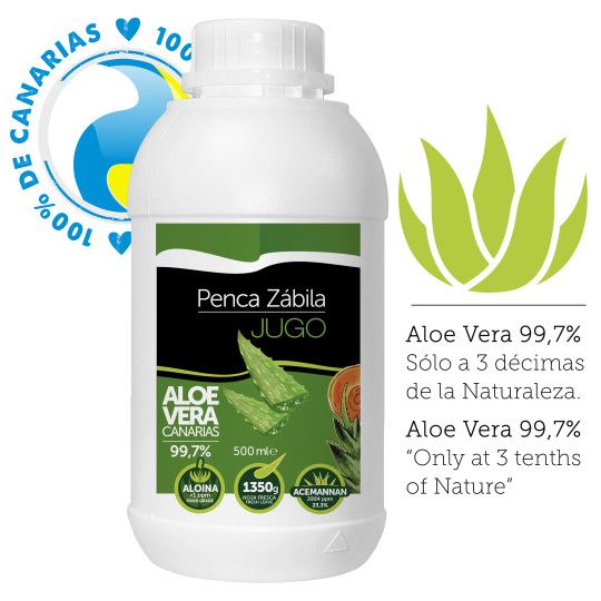≫ Pure Fresh Aloe Vera Juice 500ml | Penca Zabila